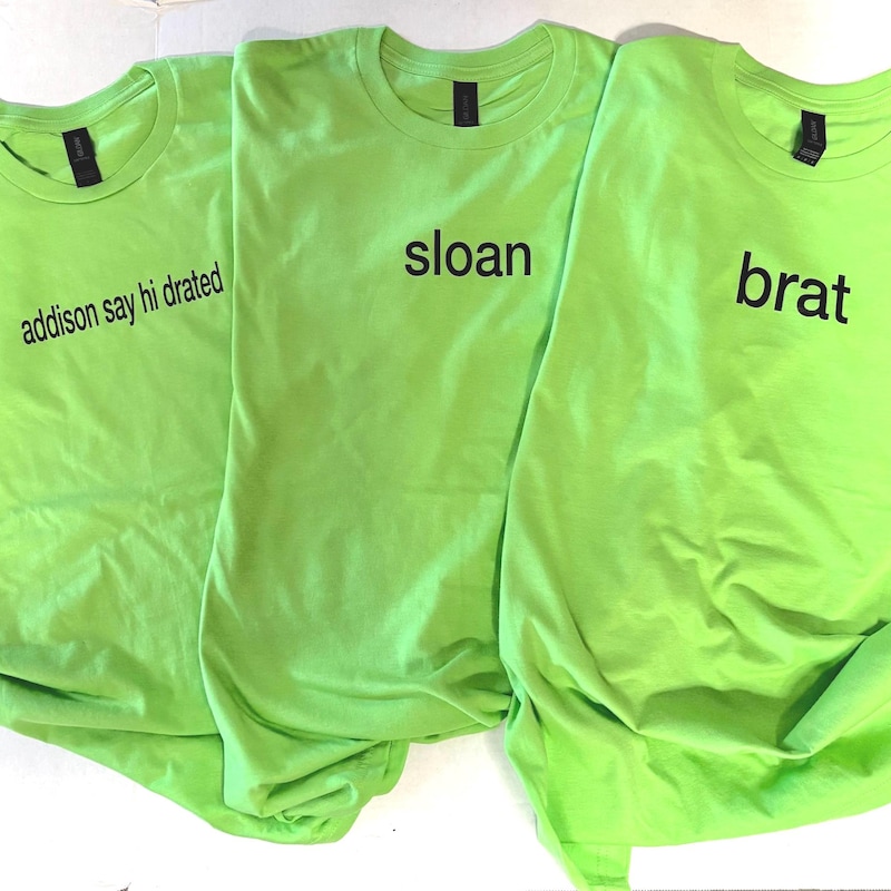 Custom Brat Tshirts - Etsy