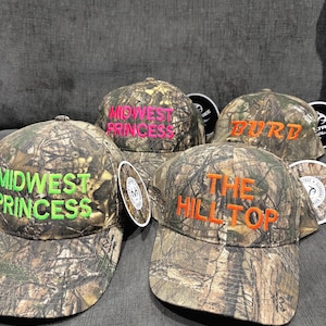 Custom Embroidered Camo Hat Personalized Camouflage Hunting Cap Custom ...
