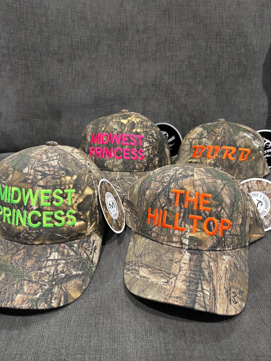 Custom Embroidered Camo Hat Personalized Camouflage Hunting Cap Custom ...