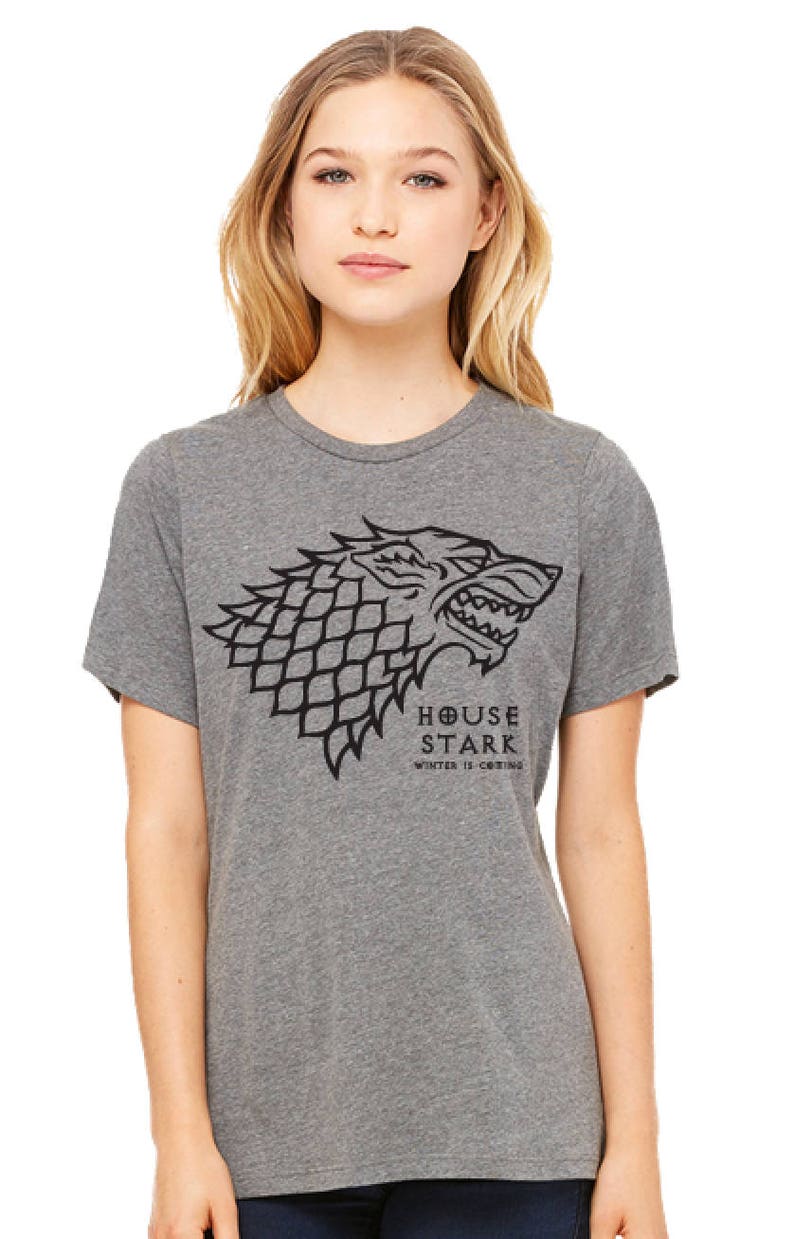 House Stark Tshirt Game of Thrones Tshirt Winter is Coming Shirt Mother ...