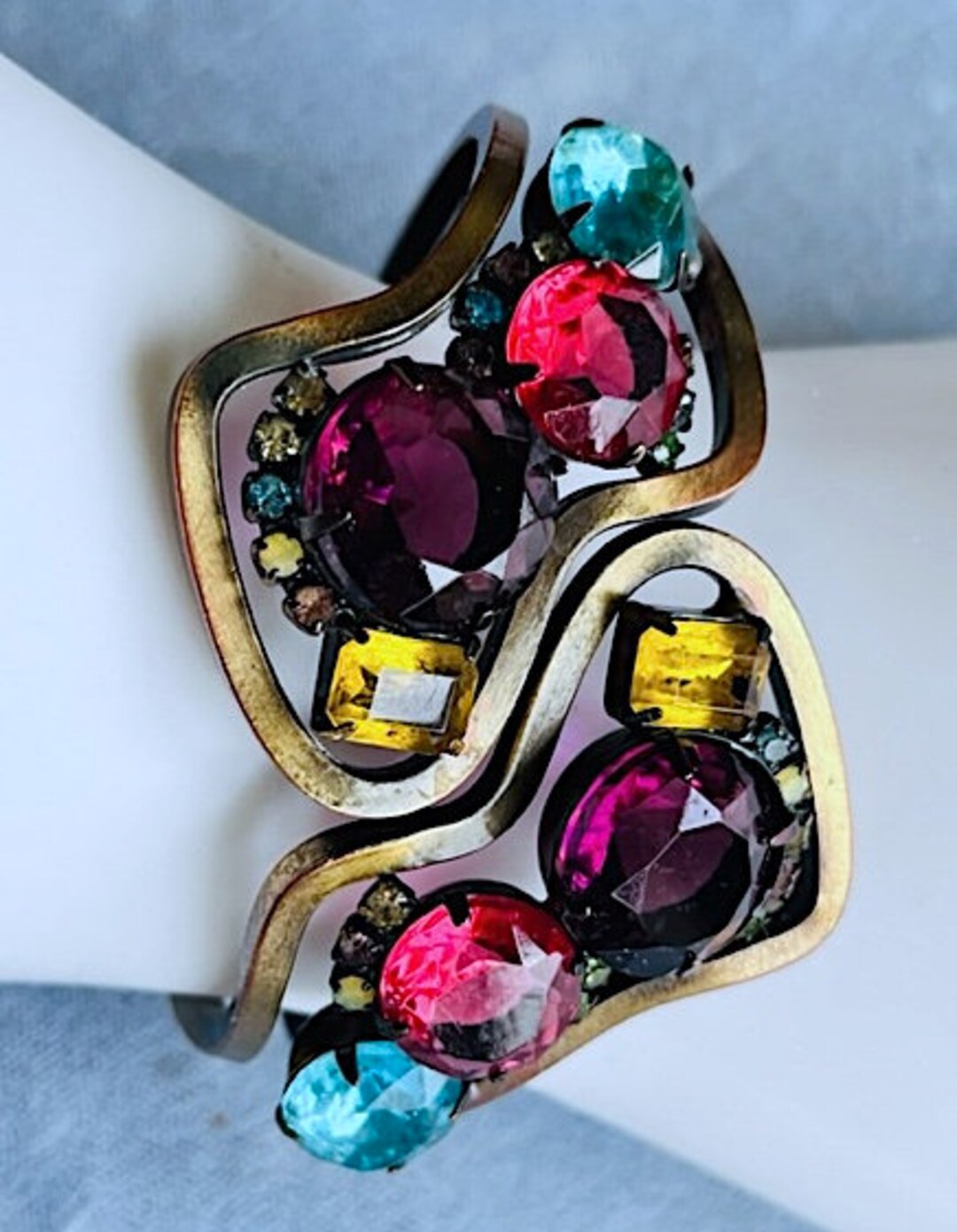Paste Bracelet From 1930's. Still Vibrant and "super Kool". - Etsy