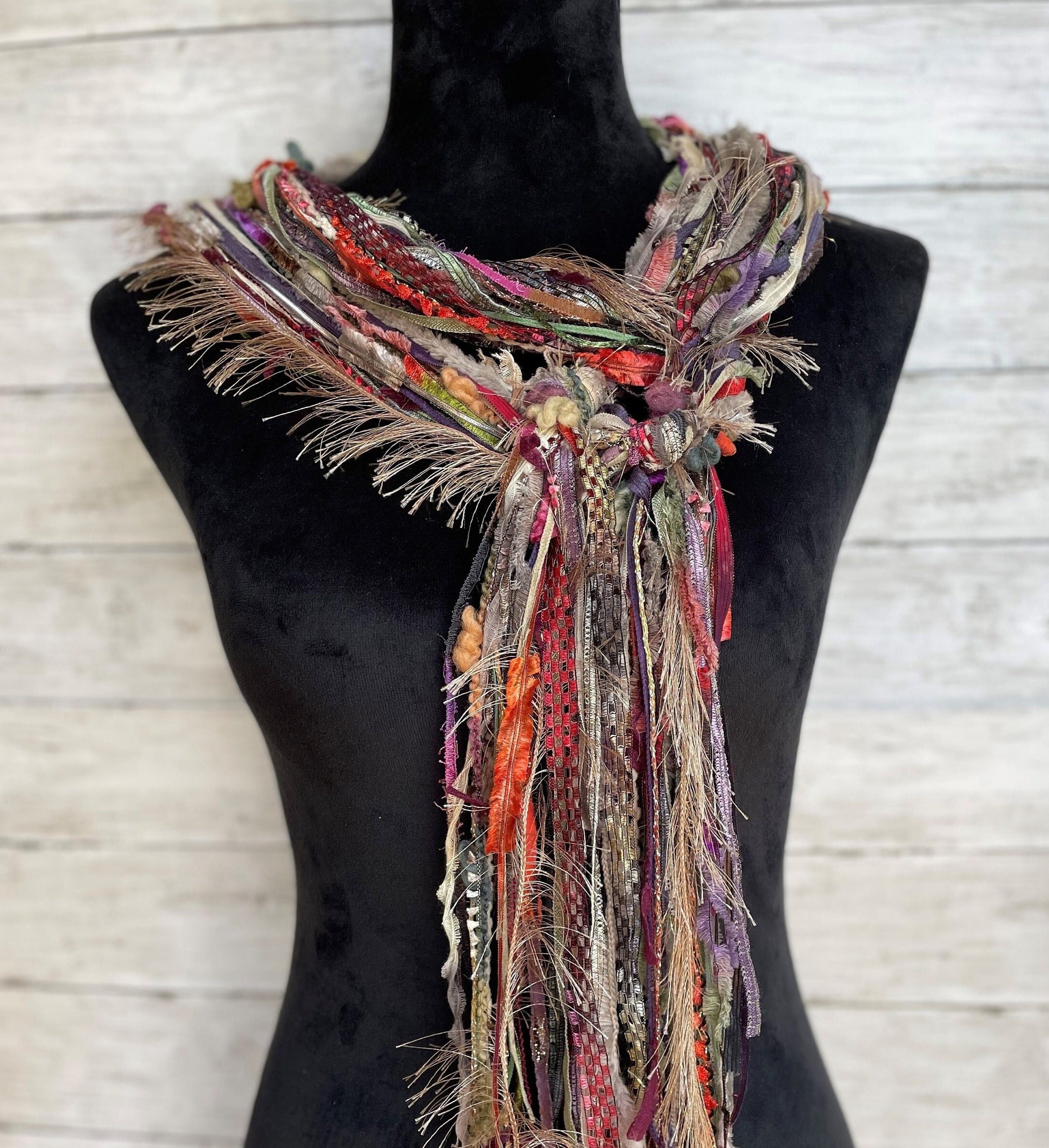 Womens Unique Fun Lightweight Boho Fashion Scarf in Shades - Etsy