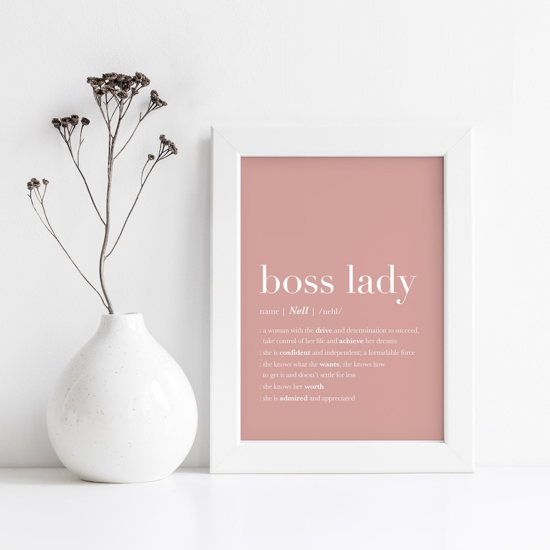 Custom Boss Lady Thank You Card PRINTABLE Leadership Gifts - Etsy
