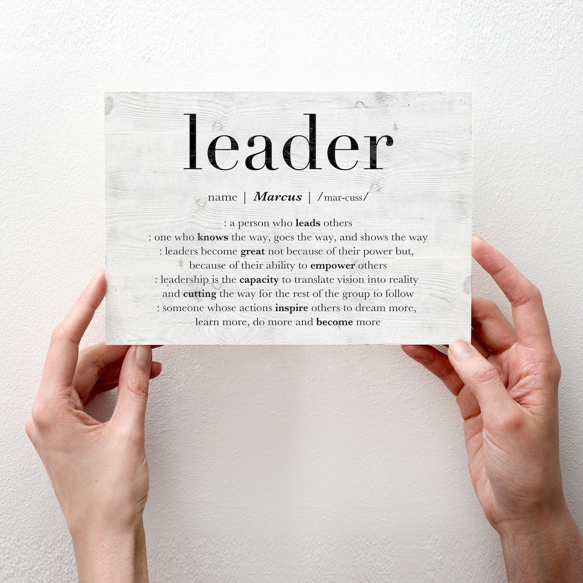 Personalized Leader Card Custom Leadership Gifts for Women - Etsy