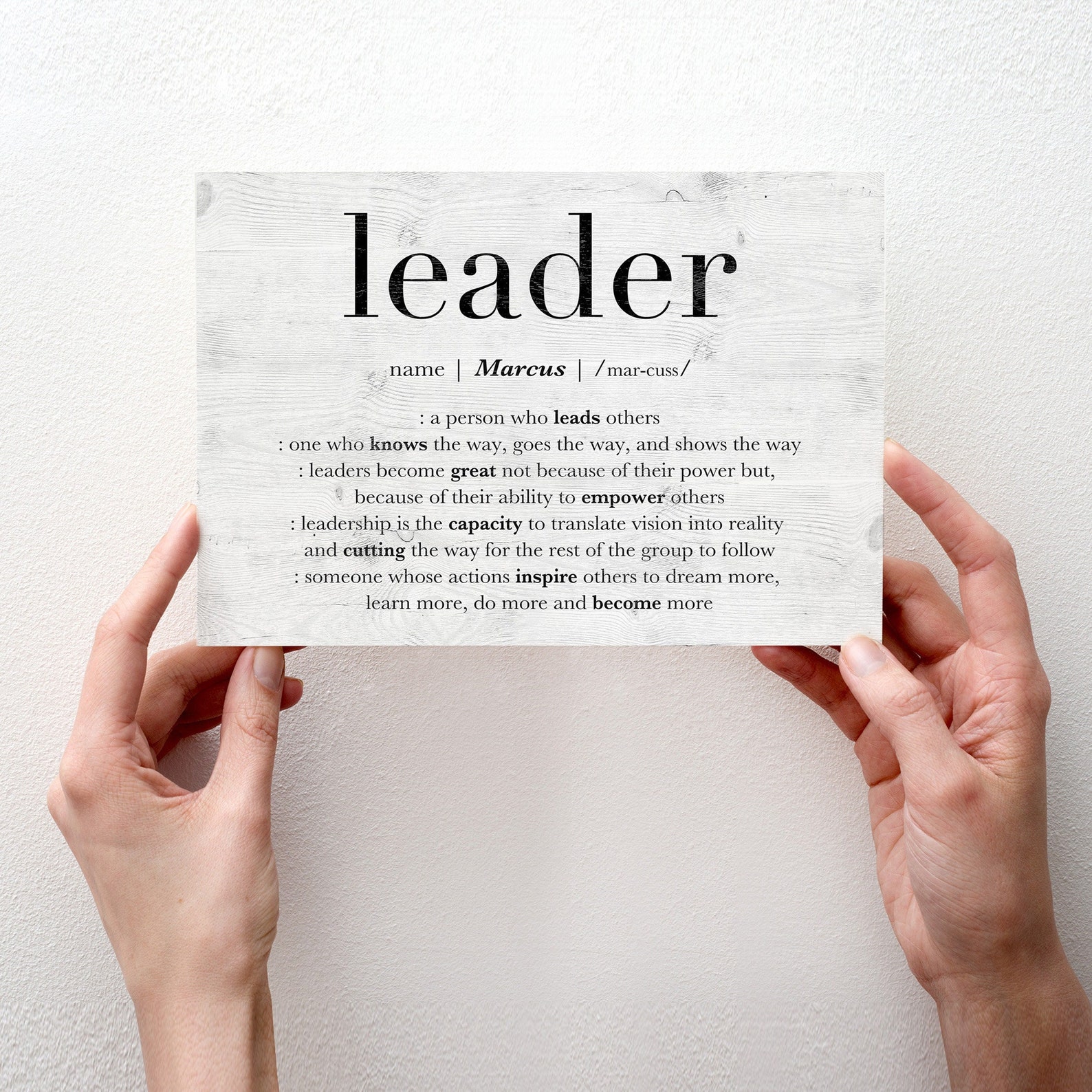Personalized Leader Card Custom Leadership Gifts for Women - Etsy