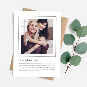 Personalized Mothers Day Cards, Custom Mothers Day Gift Mom Gifts From ...