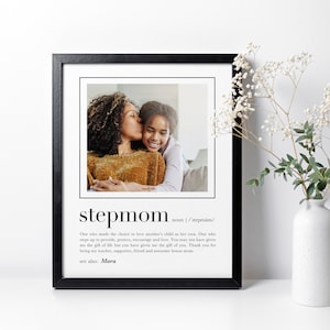 Personalized Stepmom Gift, Mothers Day Gift for Stepmom, Custom Step ...
