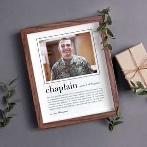 Chaplain Appreciation Gift for Chaplain Retirement, Custom Chaplain ...