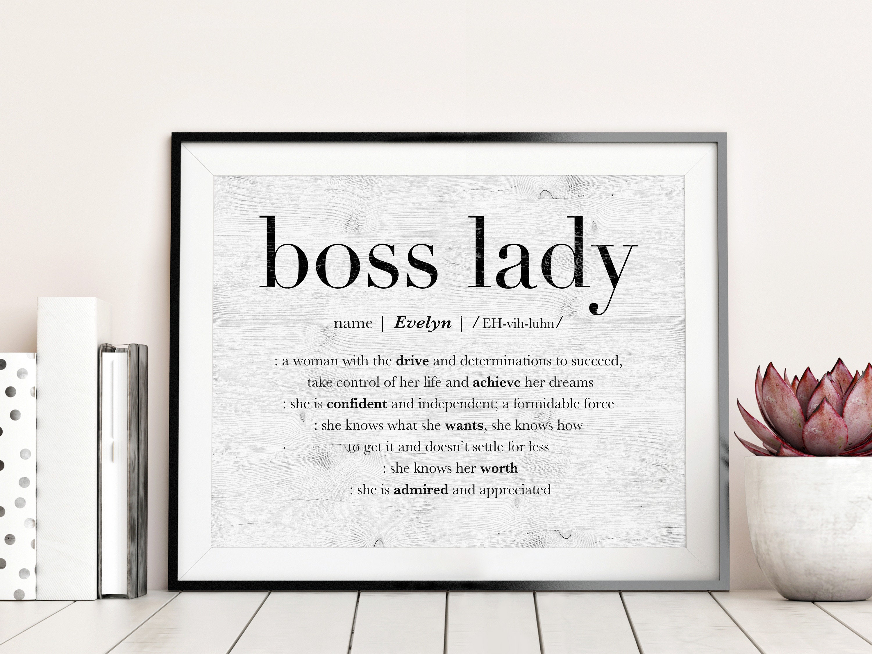Boss Lady Personalized Gift Gift for Boss Lady Boss Gift for | Etsy