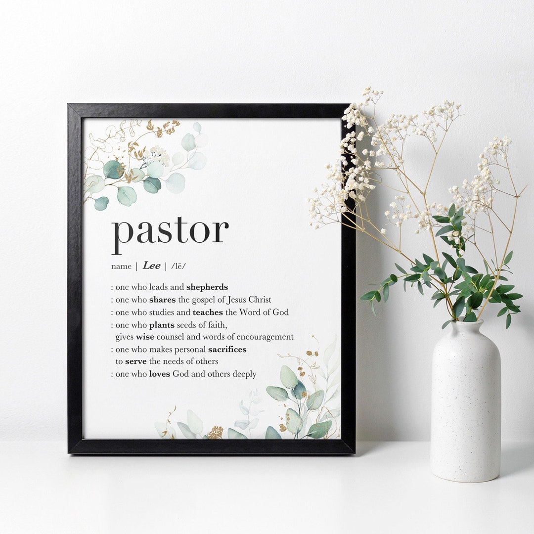 Pastor Appreciation Card, DIGITAL DOWNLOAD, Custom Pastor Appreciation ...