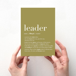 Leadership Gifts, Thank You Boss Card, Boss Gifts for Men, Custom ...