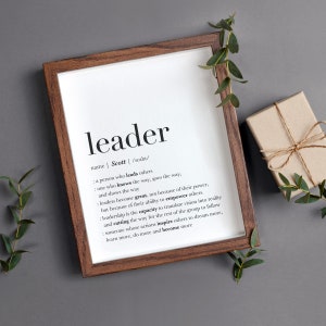 Personalized Leader Gift, Thank You Gifts for Boss, DIGITAL DOWNLOAD ...