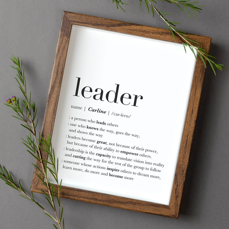 Personalized Leader Gift Thank You Gifts for Boss DIGITAL - Etsy