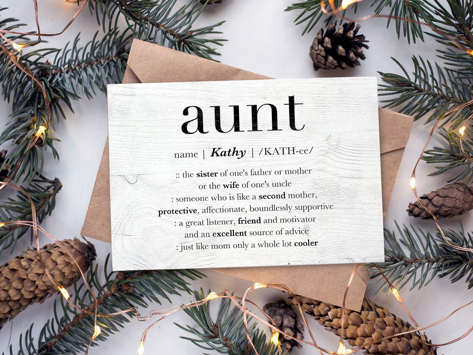Personalized T For Aunt Aunt Card T For Aunt Aunt Etsy