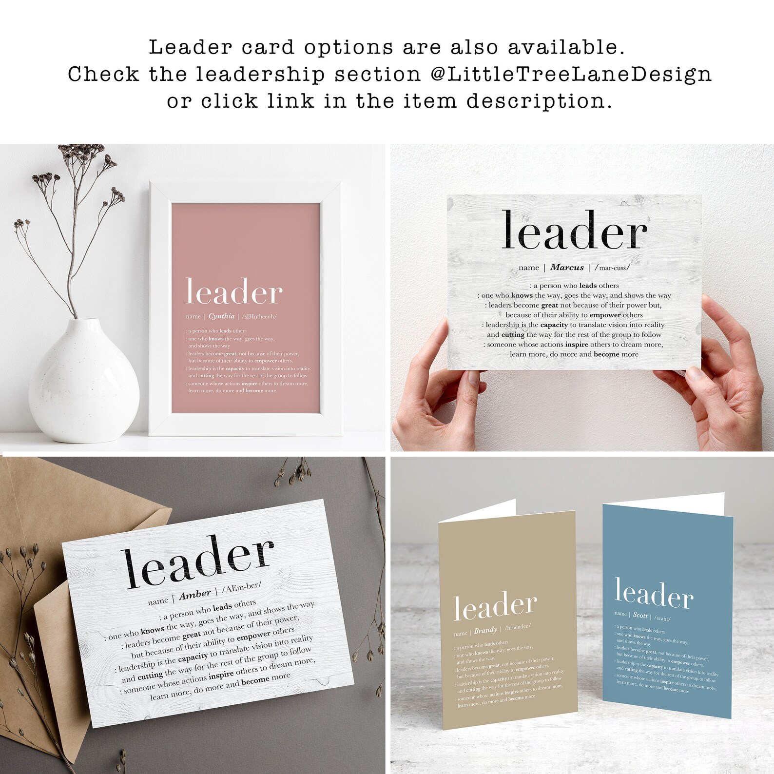 Personalized Leader Gift Thank You Gifts for Boss DIGITAL - Etsy