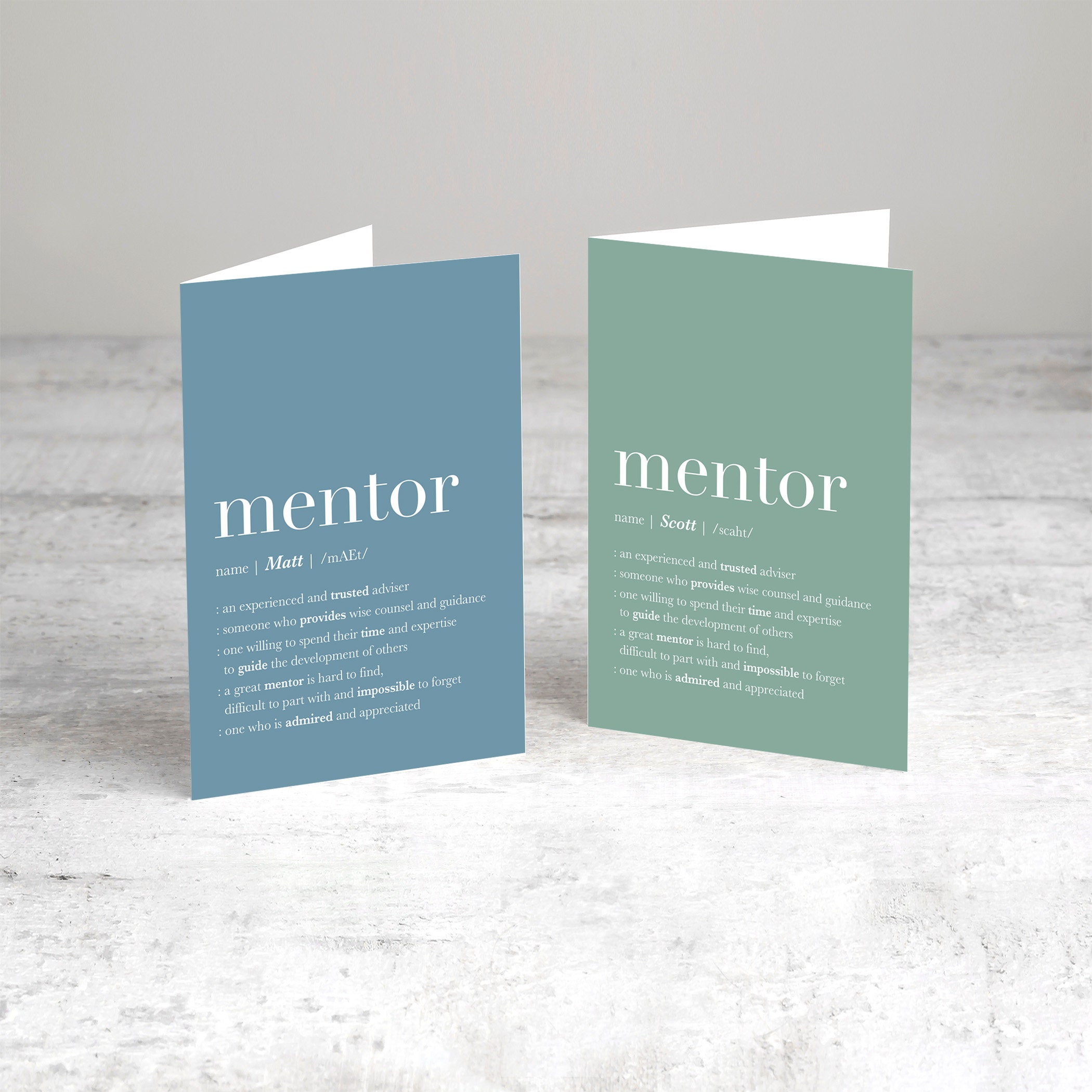 Custom Mentor Thank You Card PRINTABLE Mentor Gift for - Etsy