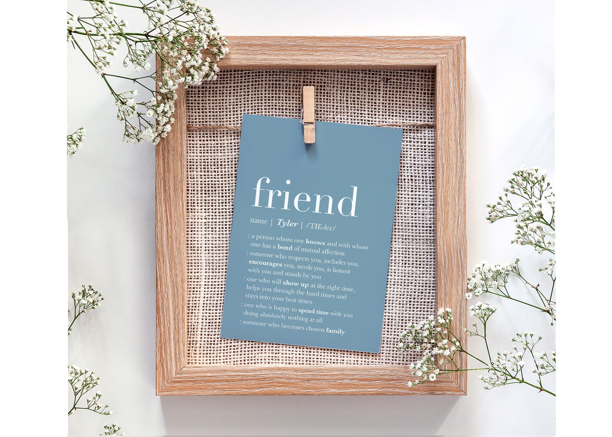 Best Friend Birthday Card Personalized Best Friend Gift | Etsy