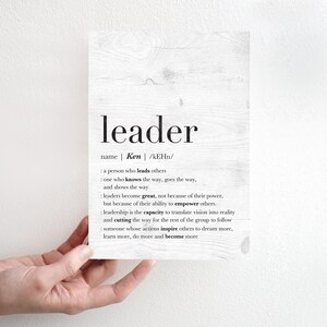 Personalized Leader Card Custom Leadership Gifts for Women - Etsy