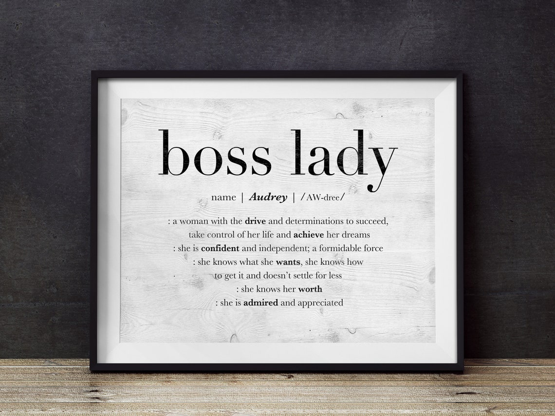 Boss Lady Personalized Gift Gift for Boss Lady Boss Gift for - Etsy