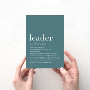 Leadership Gifts, Thank You Boss Card, Boss Gifts for Men, Custom ...