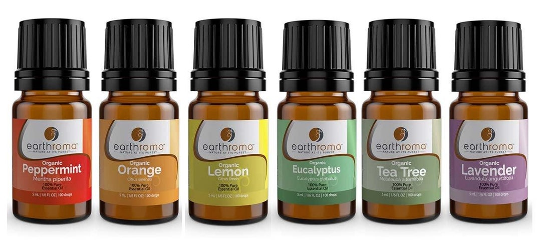 Organic Essential Oil 6 Pack Set - Etsy