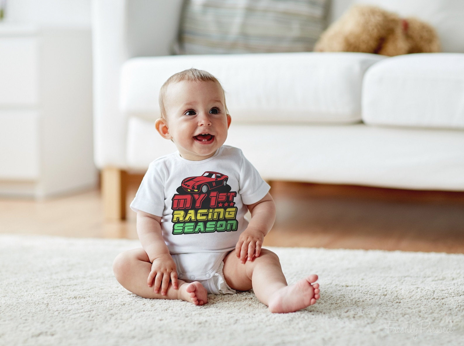 Race Car Onesie® Decorating Decals Decorative Instruction - Etsy