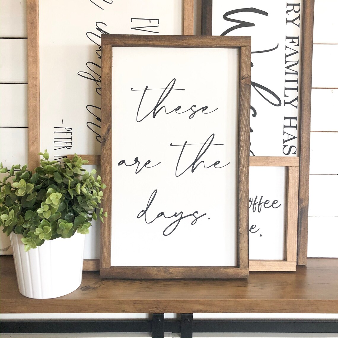 These Are the Days Wood Sign Wedding Gift Sign for Wedding - Etsy