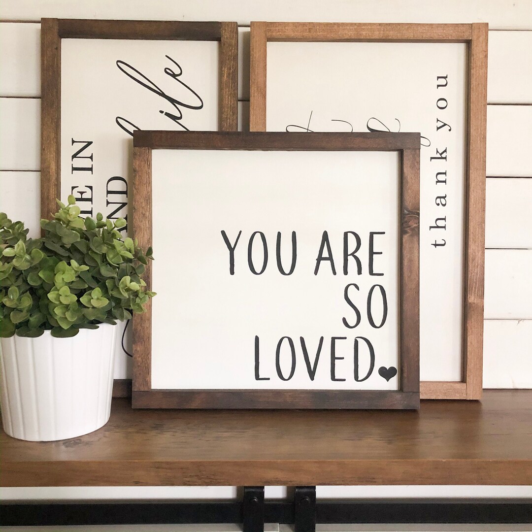 You Are so Loved Wood Sign, Sign for Nursery, Nursery Decor, Kids ...