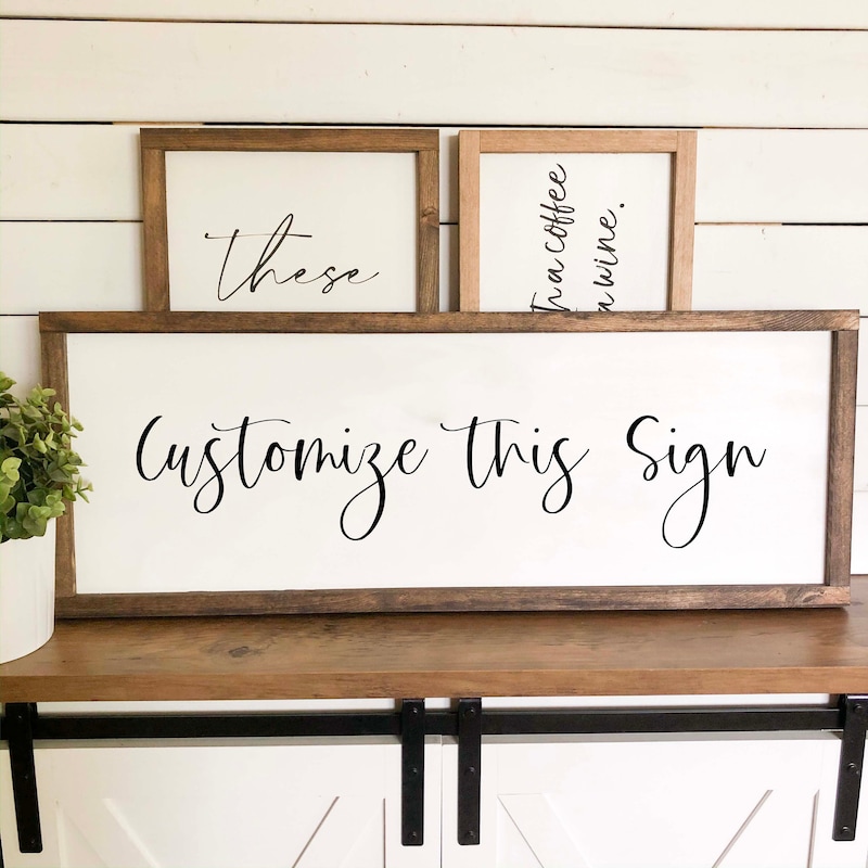 Custom Wood Signs - Etsy