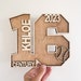 Custom Wood Sports Number Sign Senior Athlete Gift - Etsy