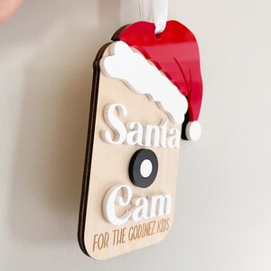 Santa Cam Christmas Ornament, Personalized Santa Cam, Personalized ...