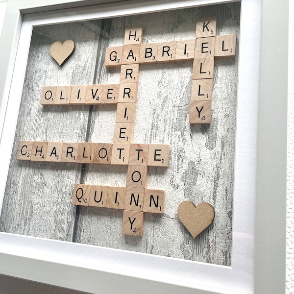 Scrabble Frame - Etsy UK