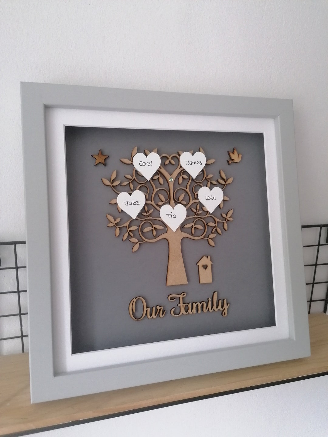 Personalised Family Tree Family Trees Personalised Gifts - Etsy