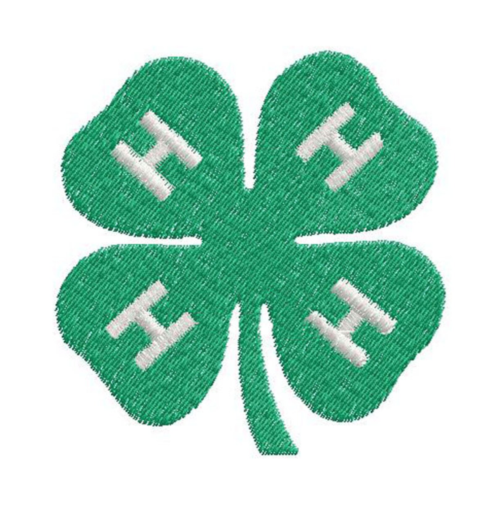 4-H Clover Digital Embroidery Design Machine Embroidery Pattern - Etsy