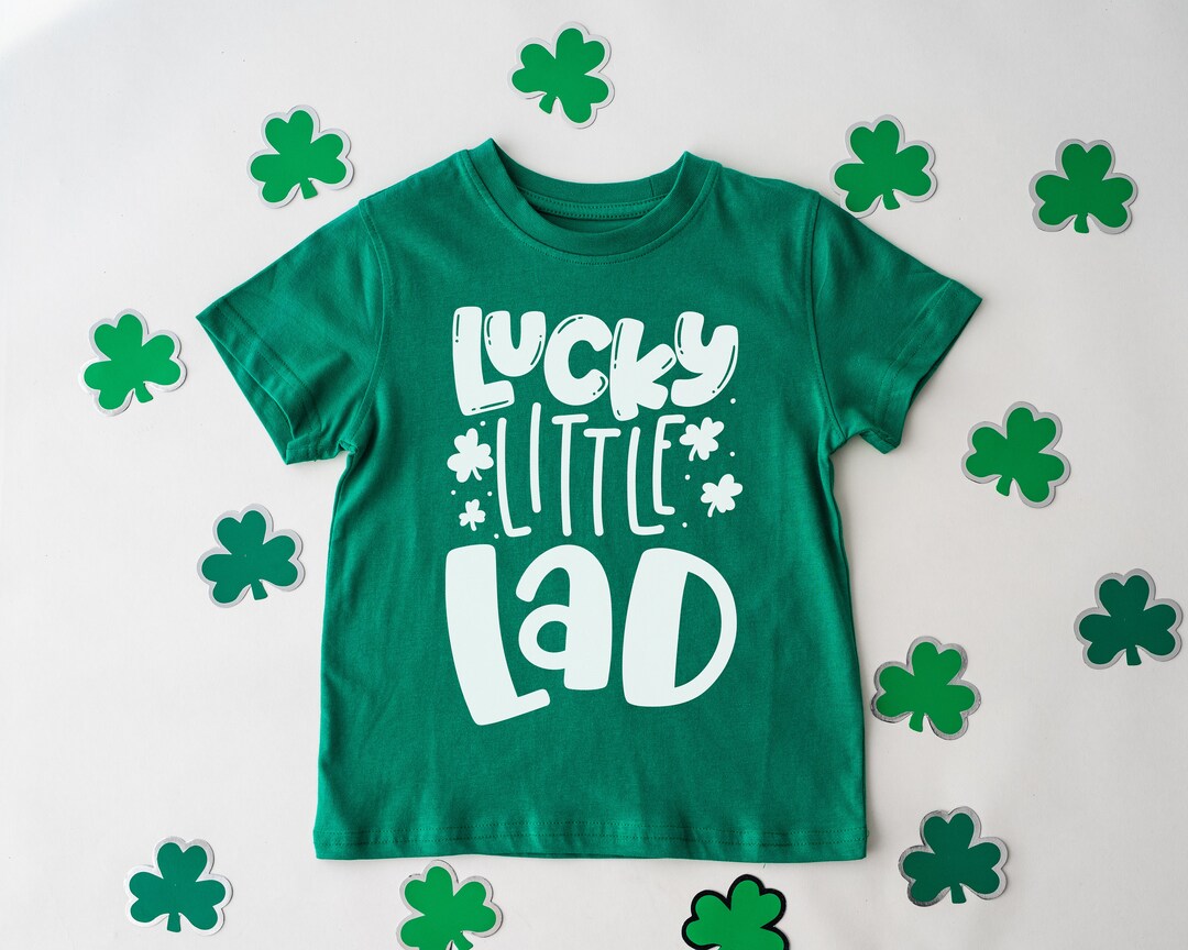 St. Patrick's Day Shirt for Kids, Lucky Little Lad, Lucky Kids Shirt ...