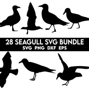 Seagull SVG Bundle, Seagull Svg, Seagull Clipart, Seagull SVG Cut Files ...
