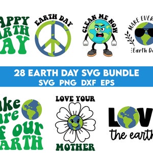 Earth Day Svg Png Bundle, Earth SVG, Recycle SVG, Earth Day Quotes ...