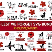 Remembrance Day SVG, WW1 Poppy, Armistice Day Vector Files for Cricut ...