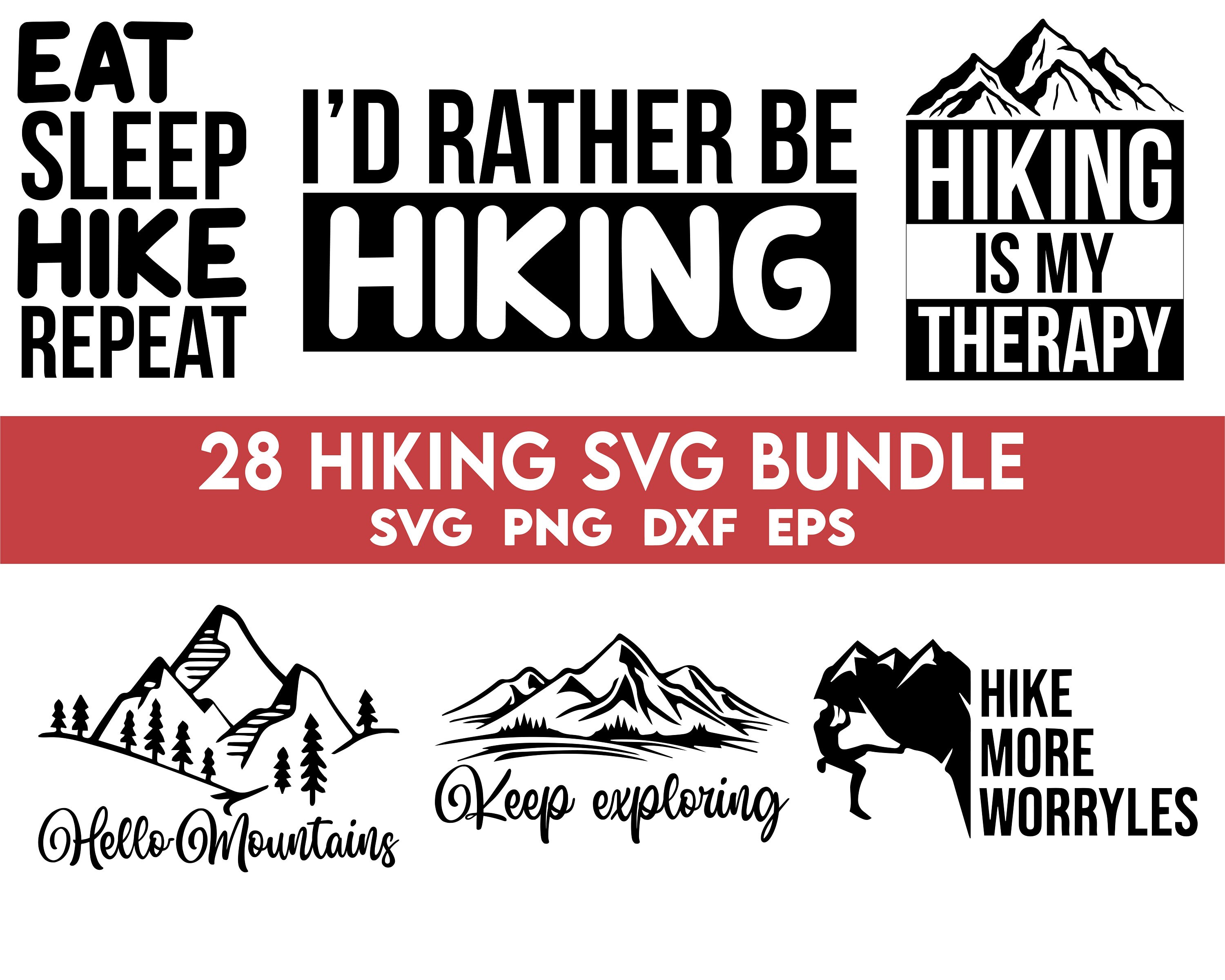 Hiking Svg Bundle, Take a Hike Svg, Outdoors Svg, Hiker Svg Png ...