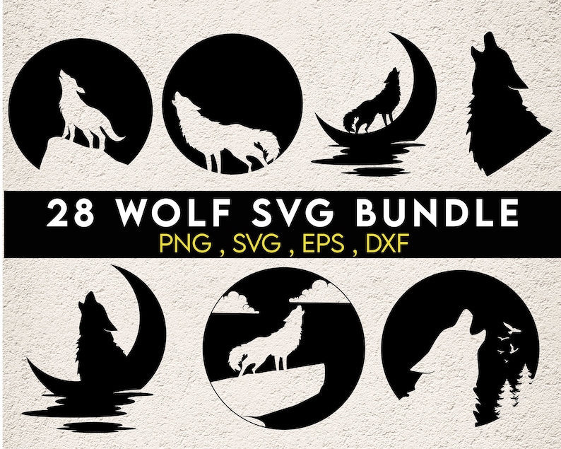 Wolf SVG Bundle Wolf PNG Wolves Svg Wolf Art Wolf - Etsy
