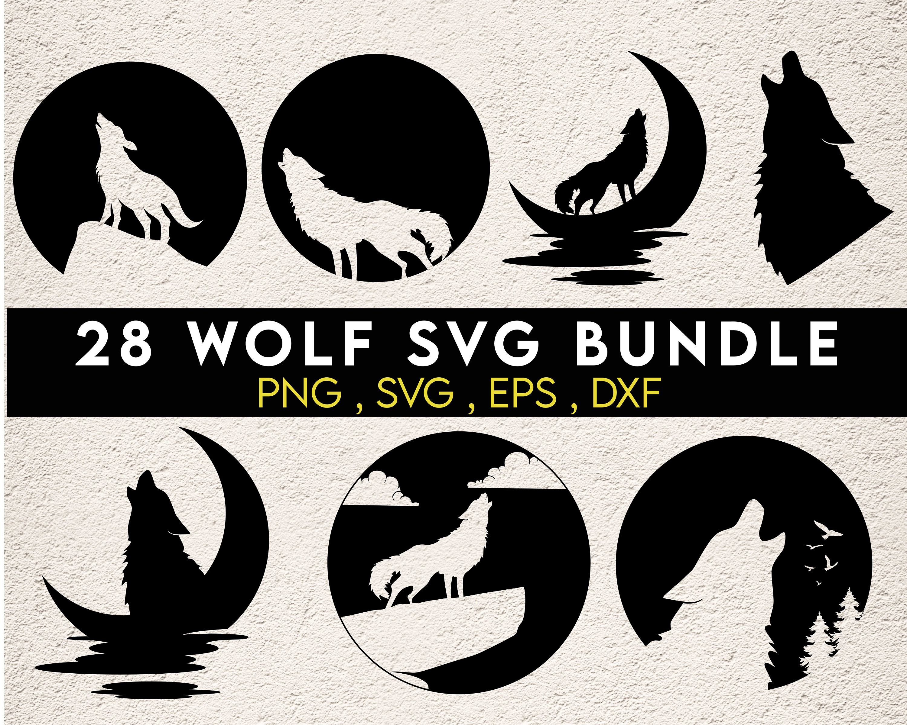Wolf SVG Bundle Wolf PNG Wolves Svg Wolf Art Wolf - Etsy UK
