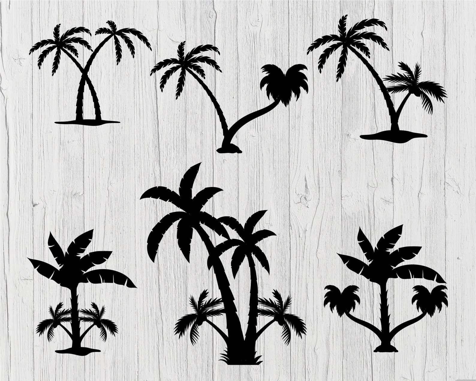 Palm Tree SVG Bundle Palm Trees Designs Palm Beech Svg Palm - Etsy