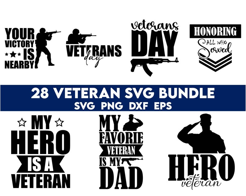 Veteran Svg Bundle Veterans Day SVG Bundle Veteran Day Quote - Etsy