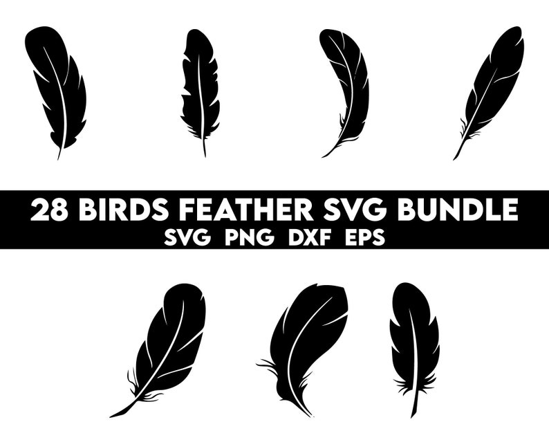 Feather SVG Bundle Feather SVG Feather Clipart Feather - Etsy Singapore