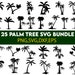 Palm Tree SVG Bundle Palm Trees Designs Palm Beech Svg Palm - Etsy