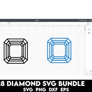 Diamond SVG Bundle, Wedding Diamond SVG, Diamond Svg, Diamond ...