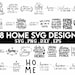 Home Svg Bundle, Family Svg, Home Sweet Home Svg, Blessed This Home Svg ...
