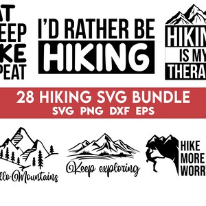 Hiking Svg Bundle, Take a Hike Svg, Outdoors Svg, Hiker Svg Png ...