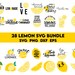 Lemon Svg Bundle, Summer Svg, Summer Svg Bundle, Lemonade Svg, Hello ...