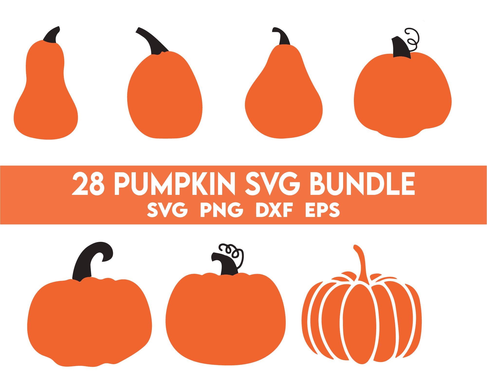 Pumpkin SVG Bundle, Pumpkin SVG, Pumpkin Vector, Halloween Svg, Pumpkin ...